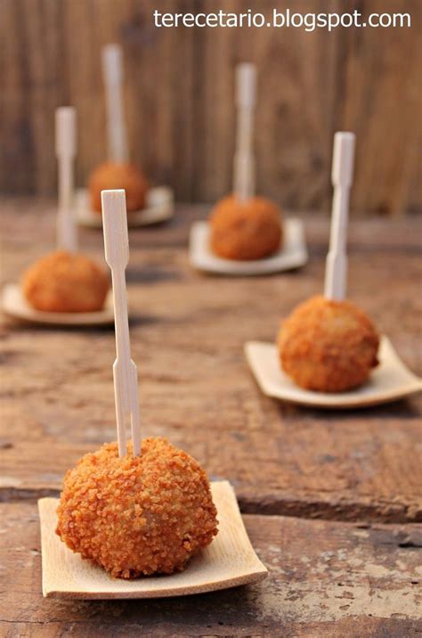 Terecetario Croquetas Aperitivos Salados Recetas De Comida Aperitivos Deliciosos