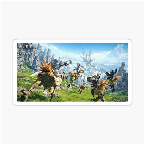 Final Fantasy Xiv Online Sticker For Sale By Allantrend Redbubble