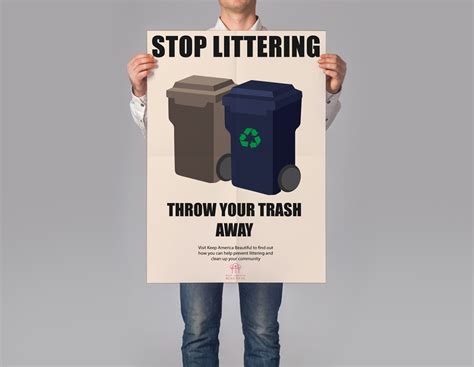 Anti Littering Poster Behance