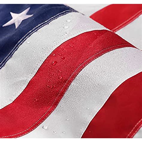Durable 4x6 Ft American Flag With Embroidered Stars