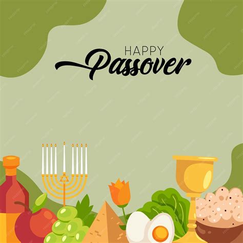 Premium Vector Jewish Holiday Passover Banner Design Happy Passover