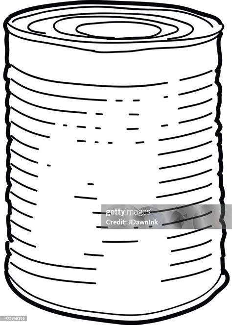 Tin Can Sketch High Res Vector Graphic Getty Images
