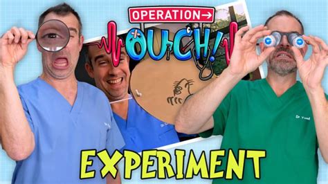Operation Ouch Make An Optical Illusion With Dr Chris And Dr Xand With A Thaumatrope Experiment
