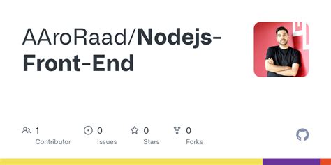 Github Aaroraadnodejs Front End