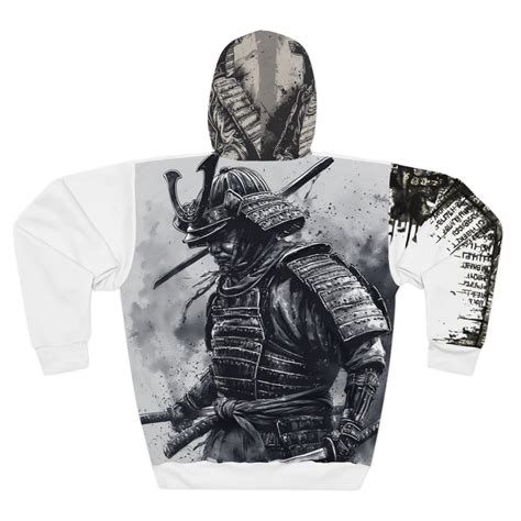 Mindset Samurai Warrior Unisex Pullover Hoodie Bold Graphic Design