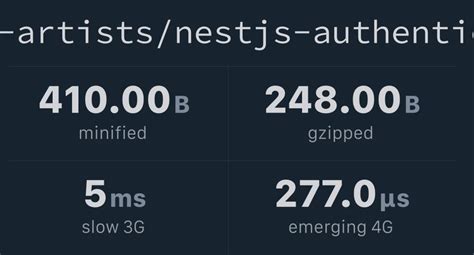 Philippine Artistsnestjs Authentication Bundlephobia