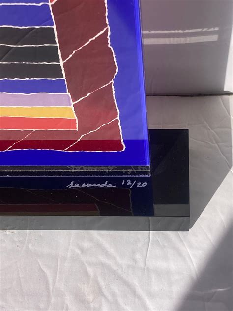 Arthur Secunda Acrylic Sculpture Title Life Signed Numbered 12 20