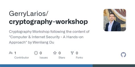 Github Gerrylarioscryptography Workshop Cryptography Workshop Following The Content Of