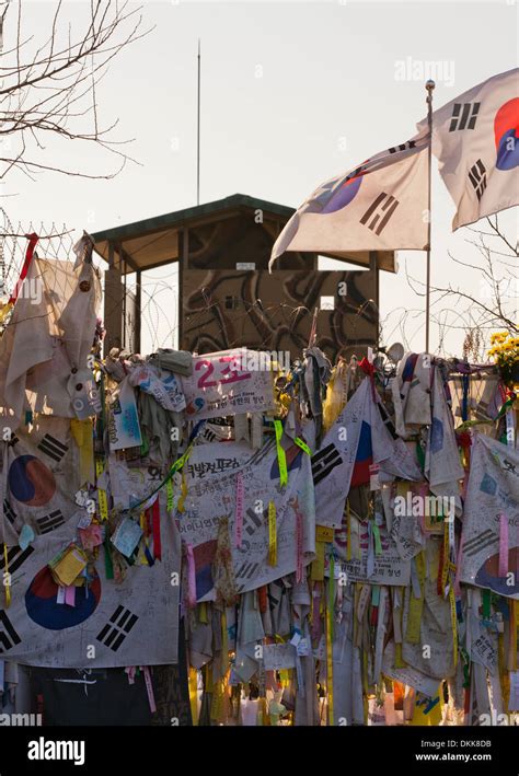 Messages Of Peace And Unity Left On Fence At Bridge Of No Return