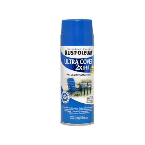 Rust Oleum Aerosol Ultra Cover Azul Brillante Brillante 2x Rappi