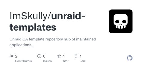 Github Imskullyunraid Templates Unraid Ca Template Repository Hub Of Maintained Applications