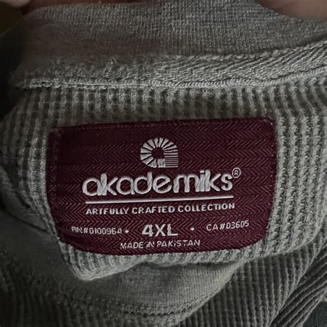 Vintage Akademiks Long Sleeve Shirt Size 4xl But Depop
