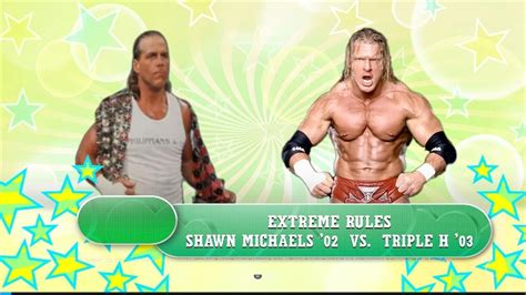 Shawn Michaels Vs Triple H No Dq Wwe 2k22 Youtube