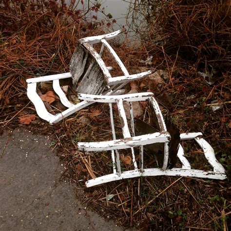 Premium Photo Broken Chairs On Grass