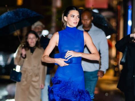 Kendall Jenner Blue Dress