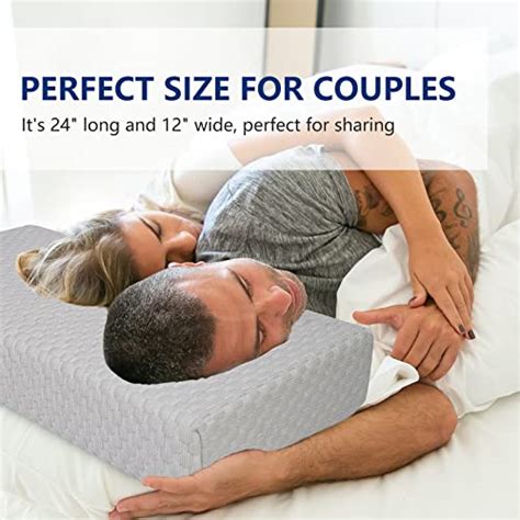 Cube Memory Foam Pillow Side Sleeper Pillow For Neck And Shoulder Pain