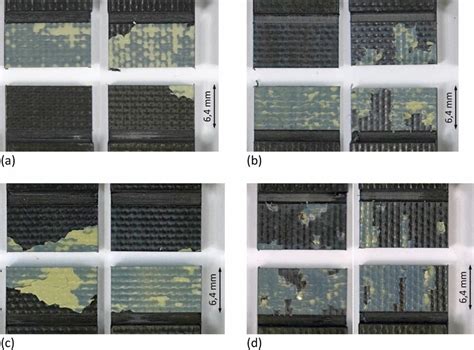 Fracture Surface Of Tested Compression Shear Specimens Brazed At A Download Scientific