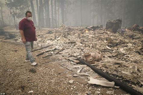 California Wildfires Utility Worker Dies Fighting Raging Blaze Daily
