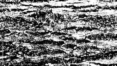 5 31 Tree Bark Texture Effect Illustration Black And White Vector