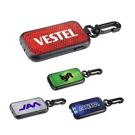 Custom Rectangular Reflector Keychain Flashlights Keychain Flashlights