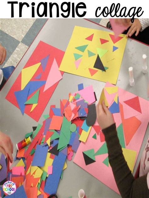 Triangle Art Kindergarten At Anton Adamson Blog