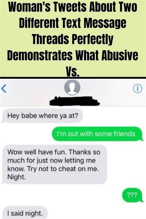 Woman S Tweets About Two Different Text Message Threads Perfectly
