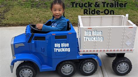 Ride On Toy Truck And Trailer At Lucy Doak Blog