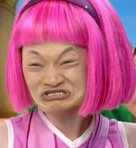 Создать мем Тужся если можещ Lazytown Lazy Town Stephanie Lazy Town