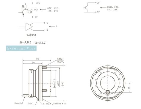 Pendant Mpg Encoder Cnc Handwheel Rotary Manual Optical Encoder Dc 5v