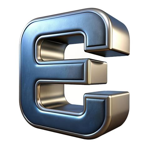 13 000 3d Letter E File Pictures