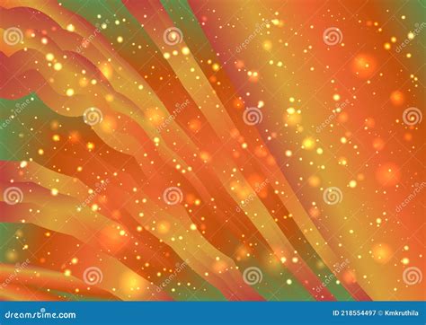 Abstract Orange And Green Gradient Background Stock Vector Illustration Of Orange Glowing