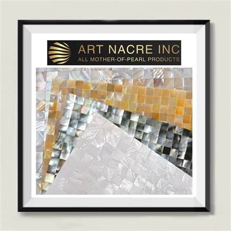 Gold Pearl Shell Mosaic Tile Backsplash Manufacturer Art Nacre Inc