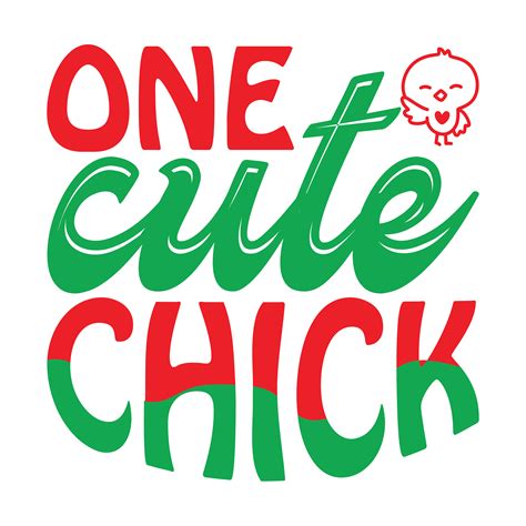 One Cute Chick 01 Dtf Printco