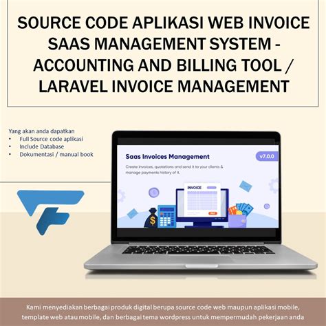 Jual Source Code Aplikasi Web Invoice Saas Management System Accounting And Billing Tool