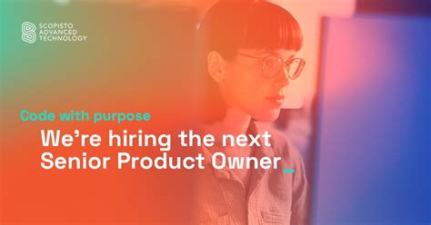 Scopisto Advanced Technology On Linkedin Productowner