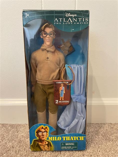 Atlantis The Lost Empire Milo Thatch Doll Nrfb Two Outfits Nib