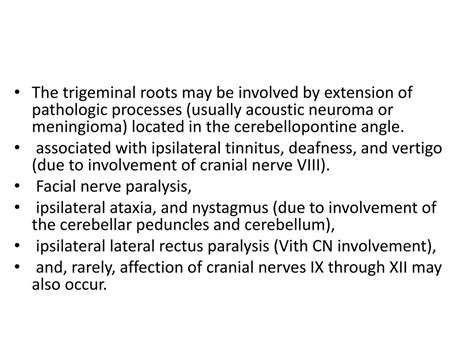 PPT CLINICAL EVALUATION OF TRIGEMINAL NERVE FUNCTION PowerPoint Presentation ID