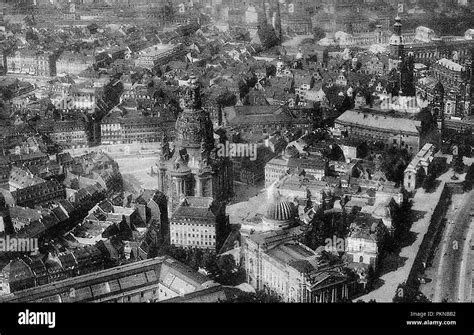 Dresden Before And After Ww2 Colored Photograph Of Dresden Germany