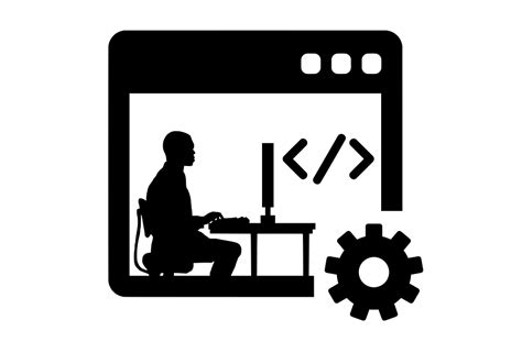 download man programmer computer royalty free vector graphic pixabay