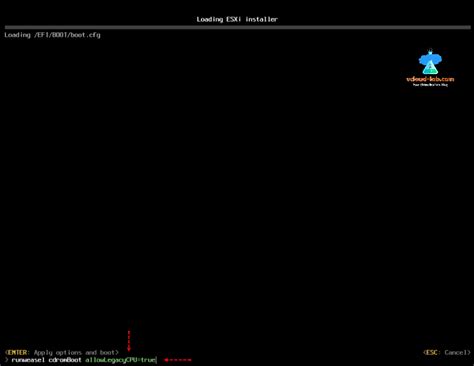 Fix Cpu Support Error Installing Vmware Esxi 9 On Unsupported Cpus Vgeek Tales From Real It
