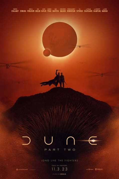 Denis Villeneuve's 'Dune; Part Two' To Be Released in IMAX 70mm Format ...