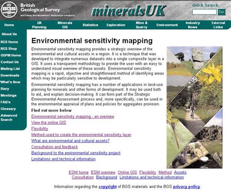 Image Of The Environmental Sensitivity Home Page Download Scientific