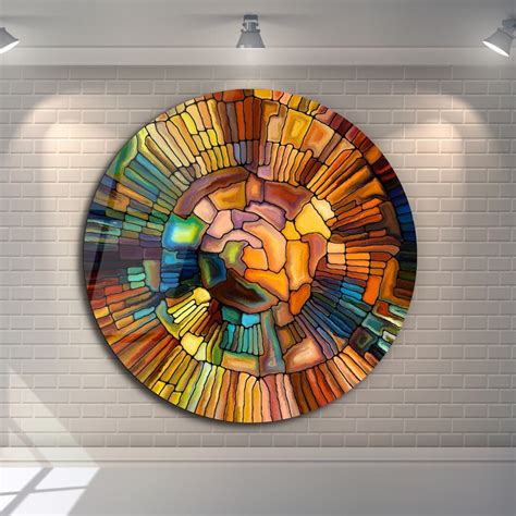 Glass Art Wall Decor Etsy