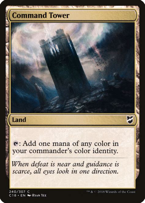 Command Tower La Cripta Singles De Magic The Gathering