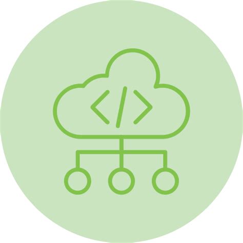 Cloud Coding Free Networking Icons