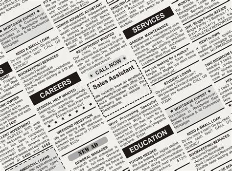 Classified Ad Stock Image Image Of Fake Advertisement 78997057