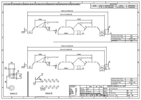 Deck Sheet Profile Drawing Pdf
