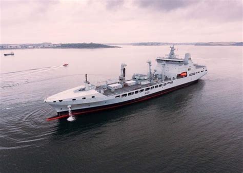 Uk Navys Final Tide Class Tanker Rfa Tideforce Arrived In Cornwall