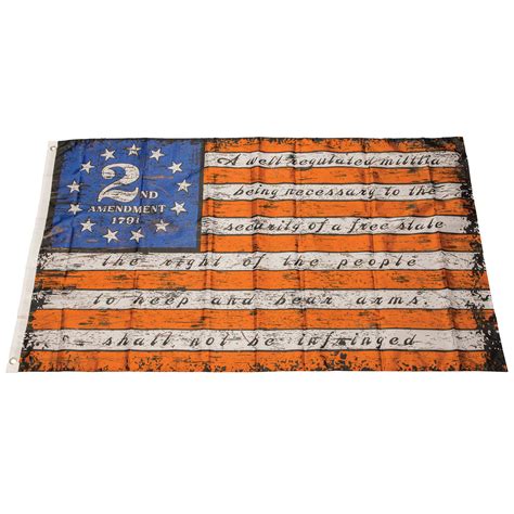 Second Amendment Flag 210d Nylon Construction Reinforced