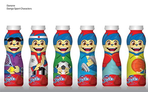 Danone Dango Character Packaging On Behance